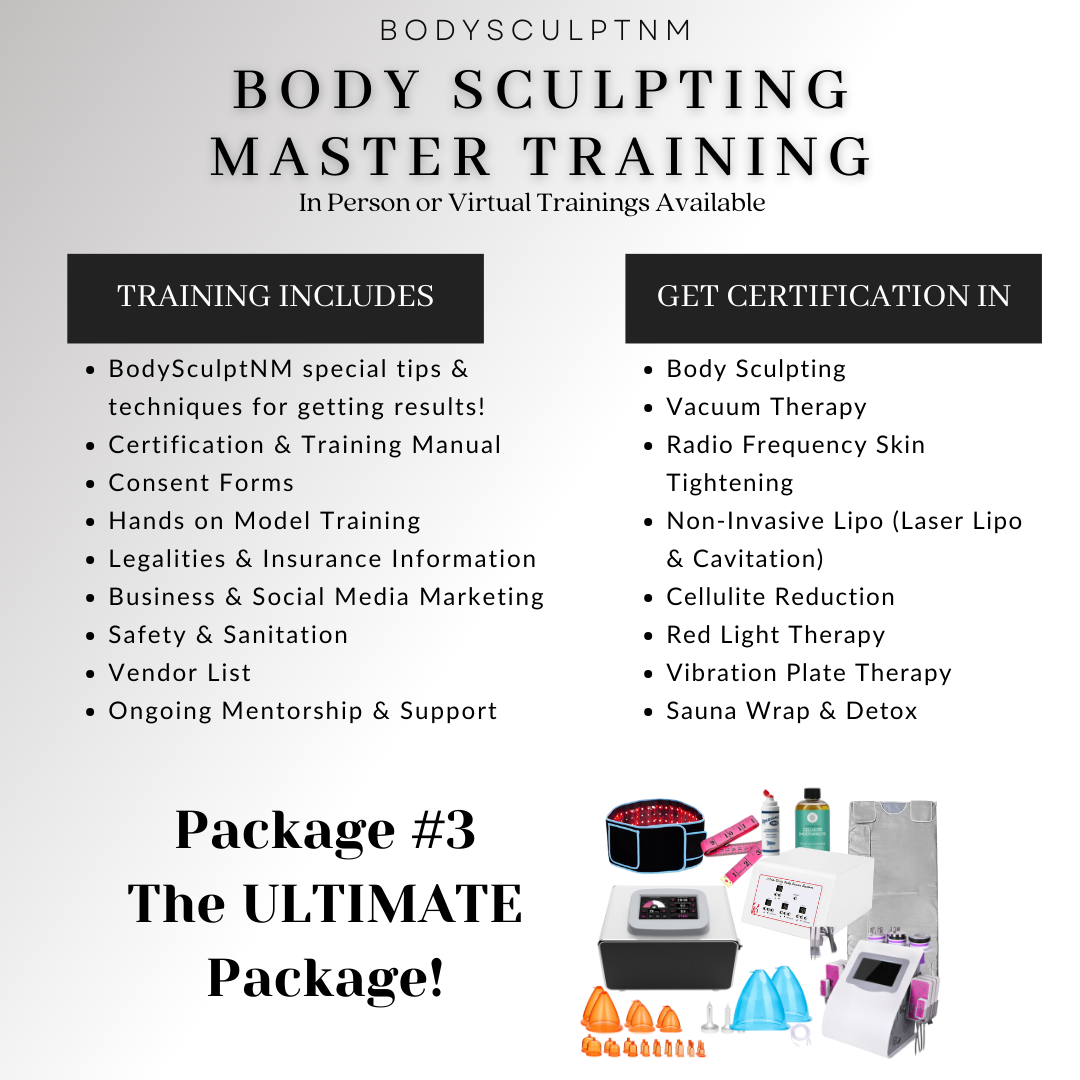 Body Sculpting Master Training Packages | BodySculptNM